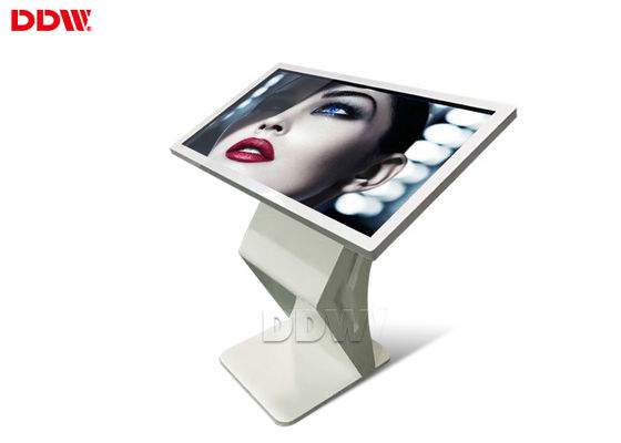 Lcd White Touch Screen Digital Signage Kiosk Monitor With Led Backlight ...