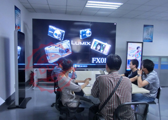 Original Lcd splicing screen video display wall 3.5 mm super thin bezel ...