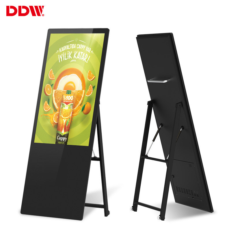 Portable digital poster lcd signage android kiosk smart advertising ...