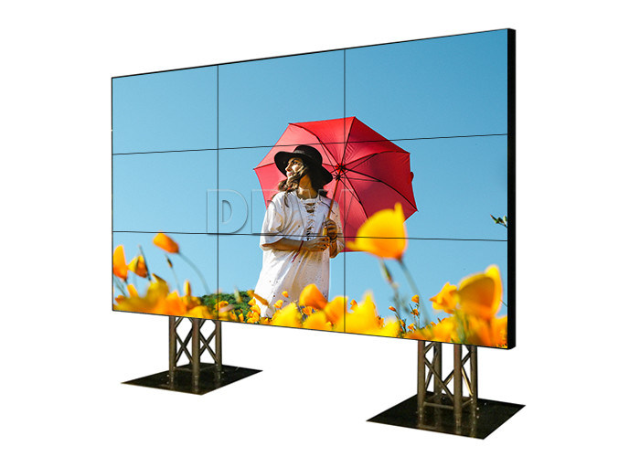 500 Nits Brightness video wall monitor, RJ45 Loop Daisy Chain Video ...