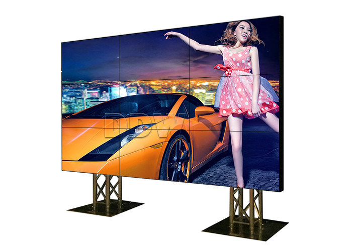 Portable 4k HD LCD Video Wall Trade Show Displays 60Hz 230W Customized ...