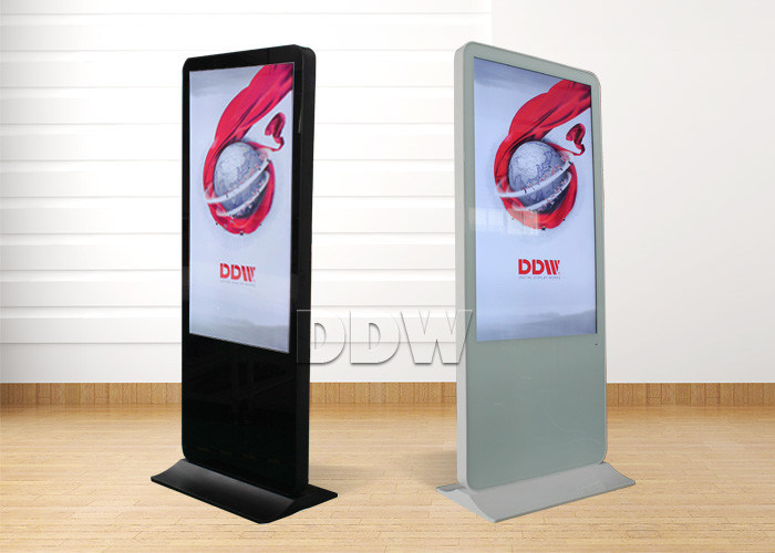 Floor Standing Interactive Stretched LCD Display WLED Backlit 3500 / 1 ...