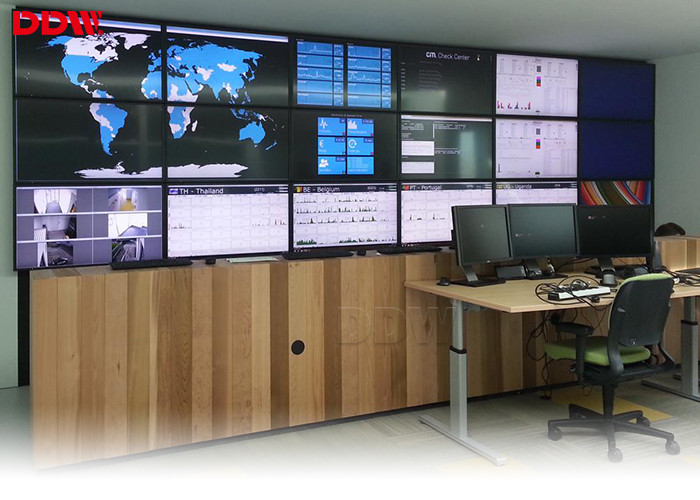 2X3 Control Room Video Wall 55'' 3.5mm Samsung Display VGA 1080P 700 Nits