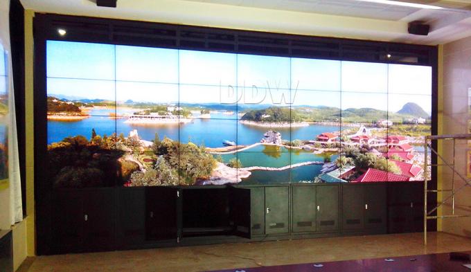 1x3 Lcd Control Room Video Wall 55 Inch Thin Bezel TV High Contrast ...
